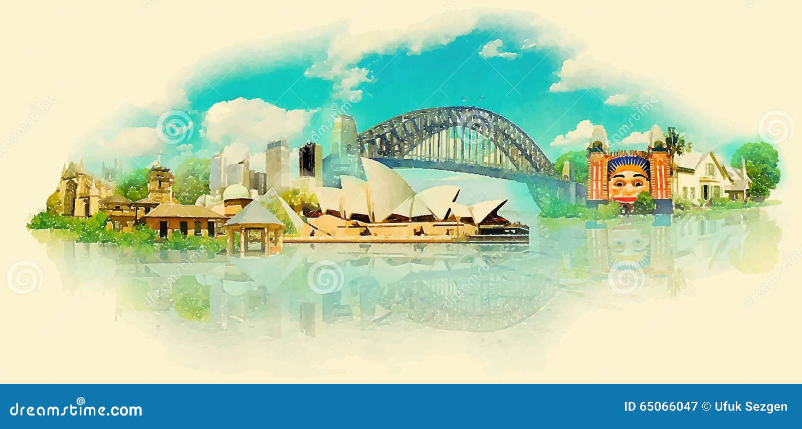 Sydney Cartoon Vector | CartoonDealer.com #36439263