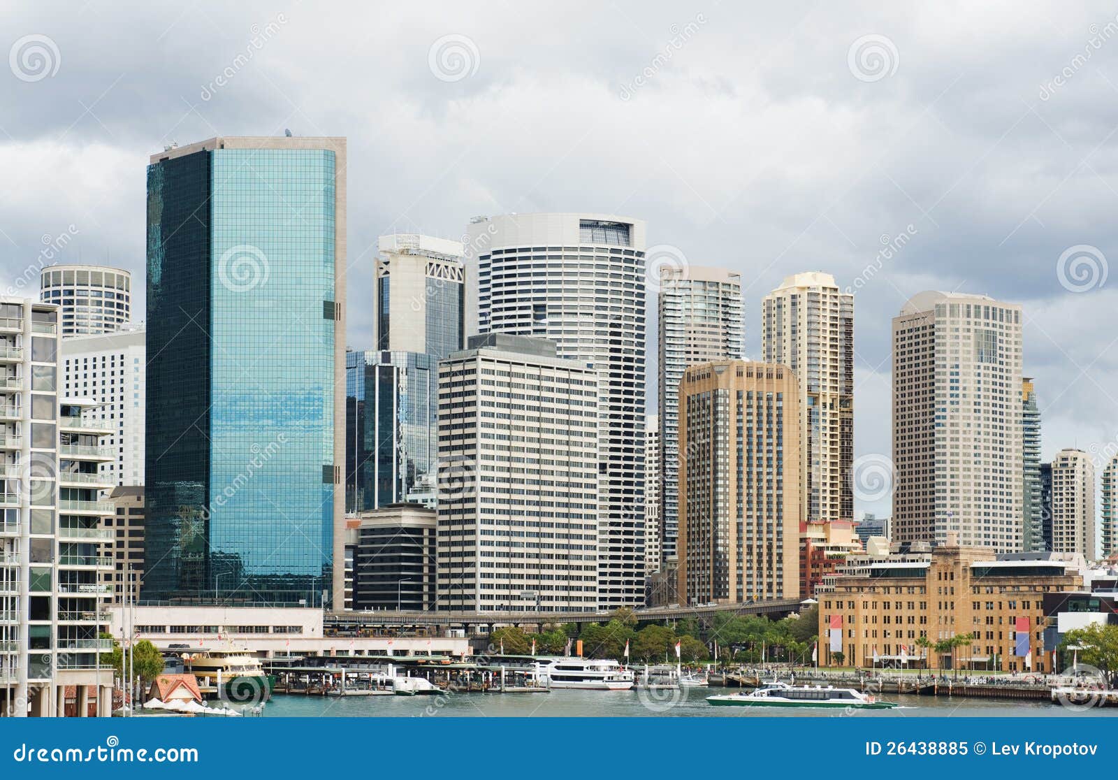 Sydney view at the noon stock image. Image of architecture - 26438885