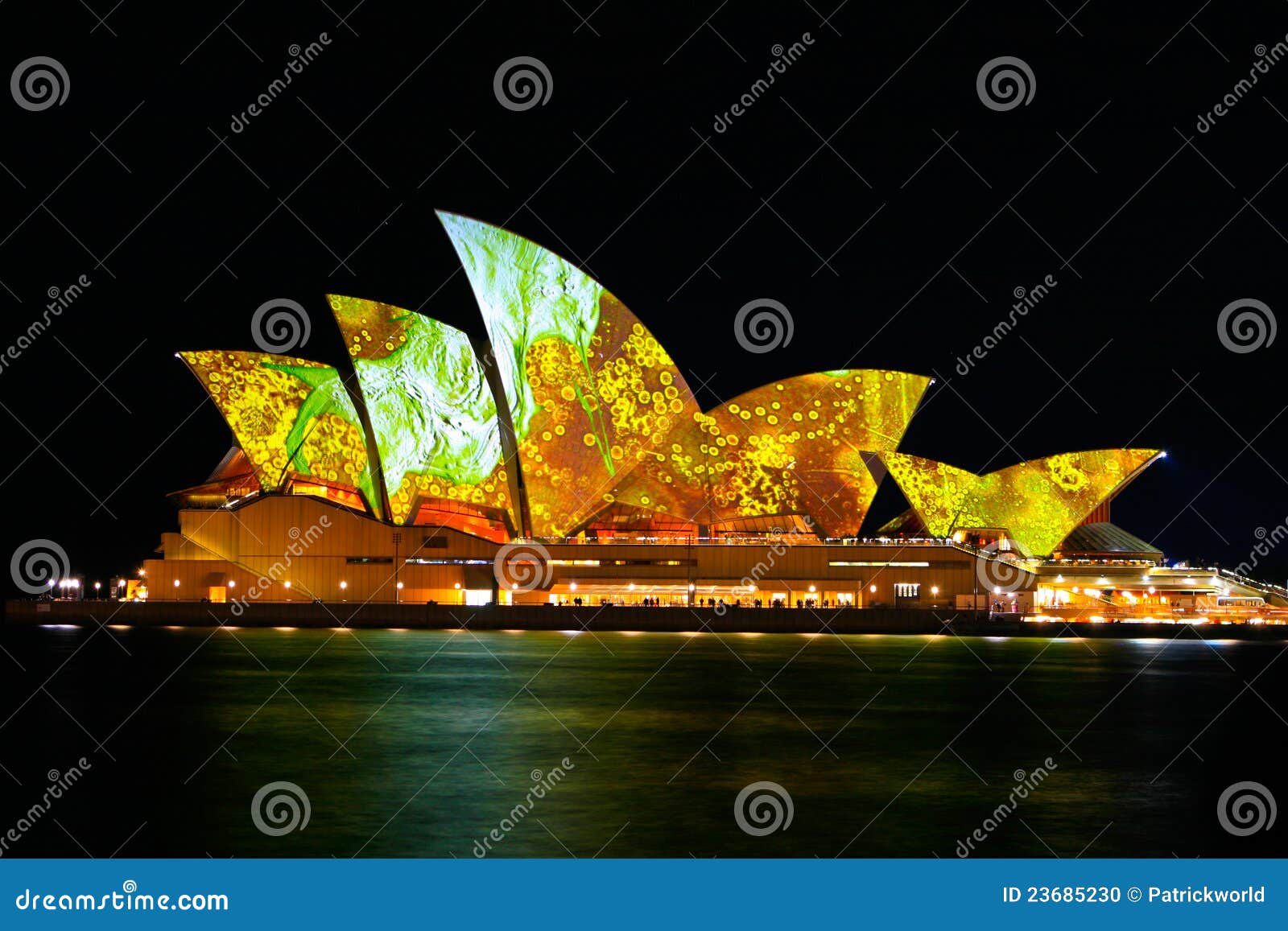 Sydney Vivid Opera House editorial image. Image of vivid - 23685230
