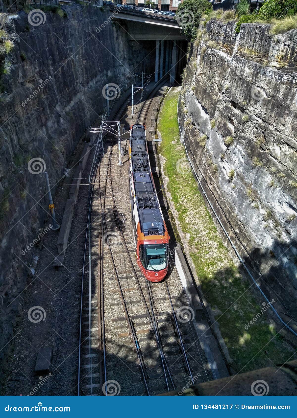 Train in sydney editorial photography. Image of traintracks - 134481217