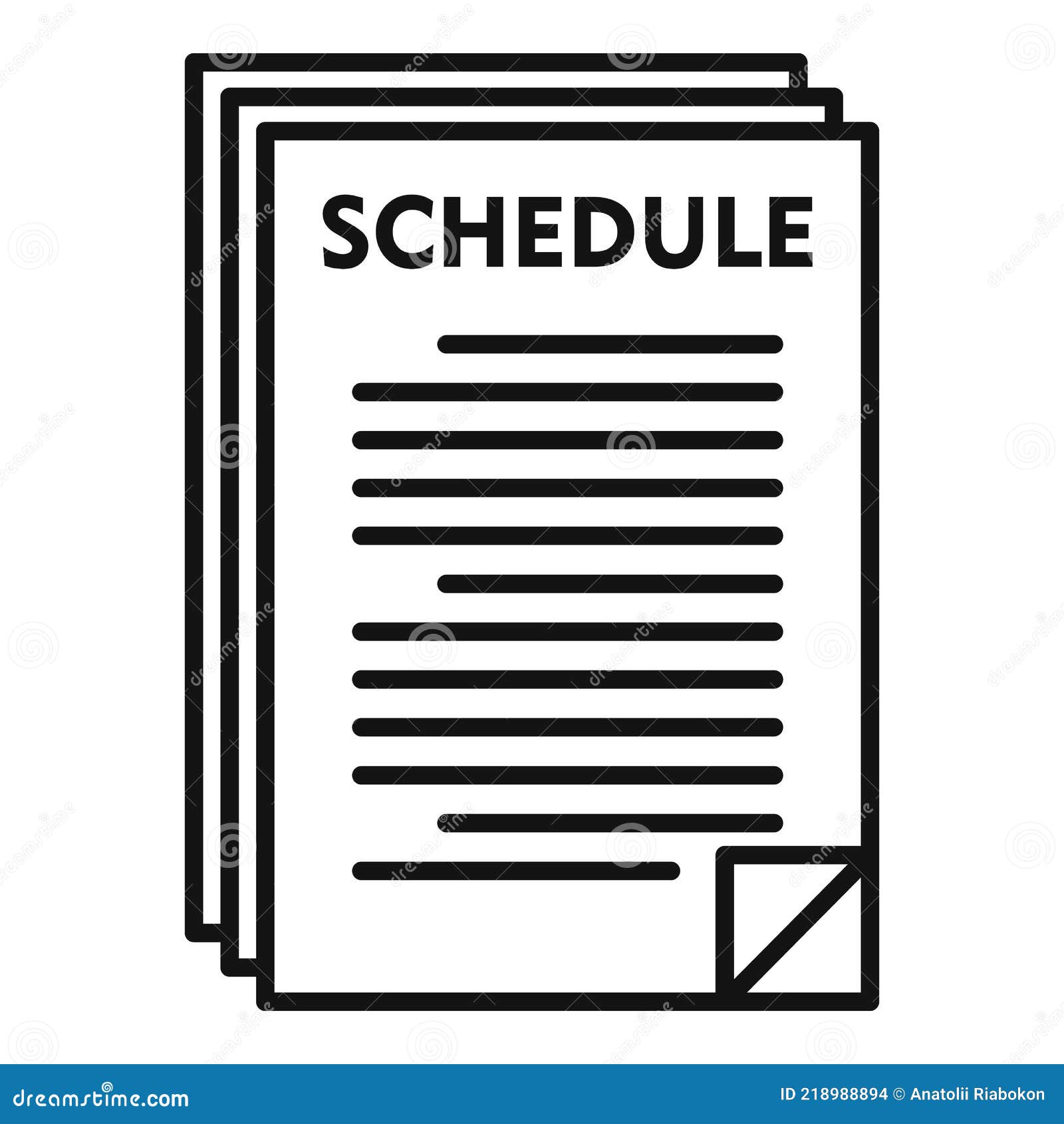 Syllabus Paper Folder Icon, Simple Style Vector Illustration ...