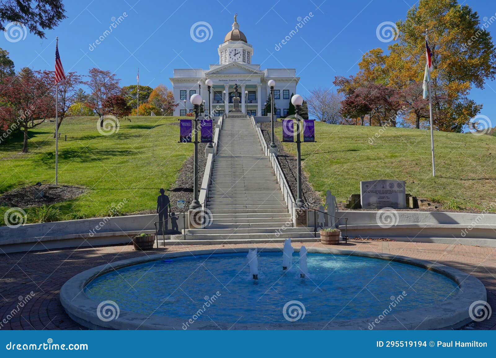 Sylva, North Carolina, USA - October 22, 2023: Jackson County ... Sylva, North Carolina, USA - October 22, 2023: Jackson County ...