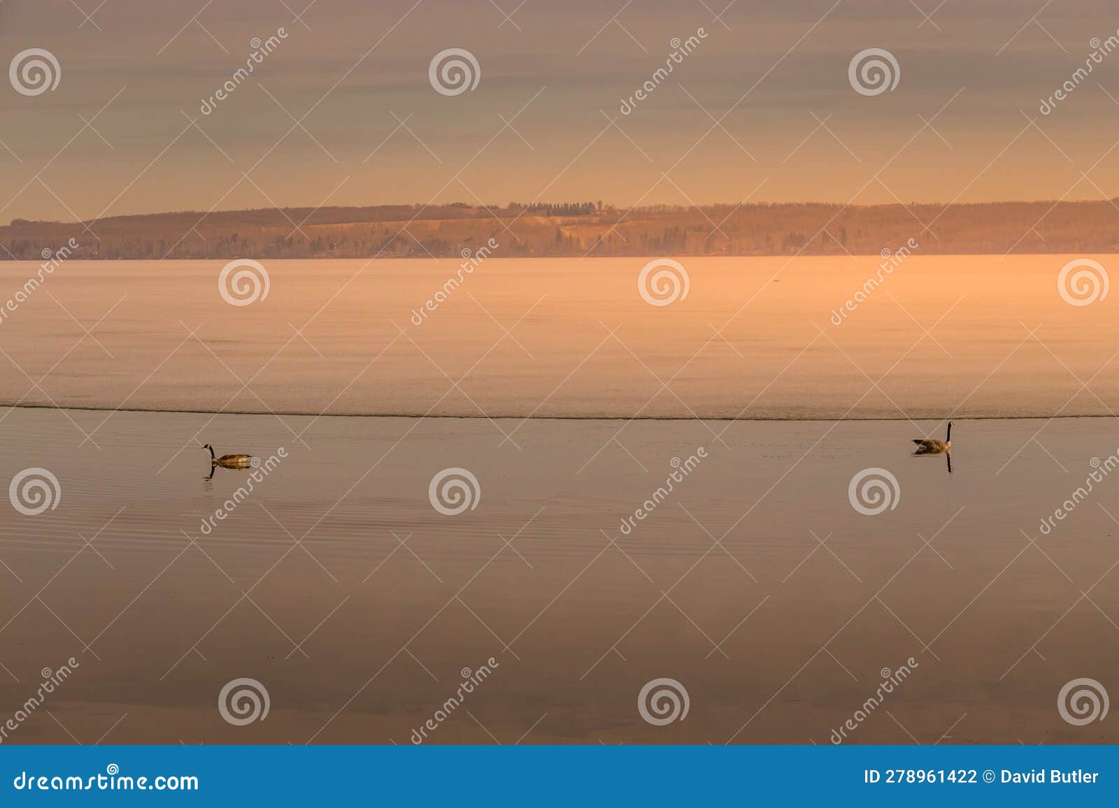 Sylvan Lake in the Early Spring Sylvan Lake Alberta Canada Stock Photo ...