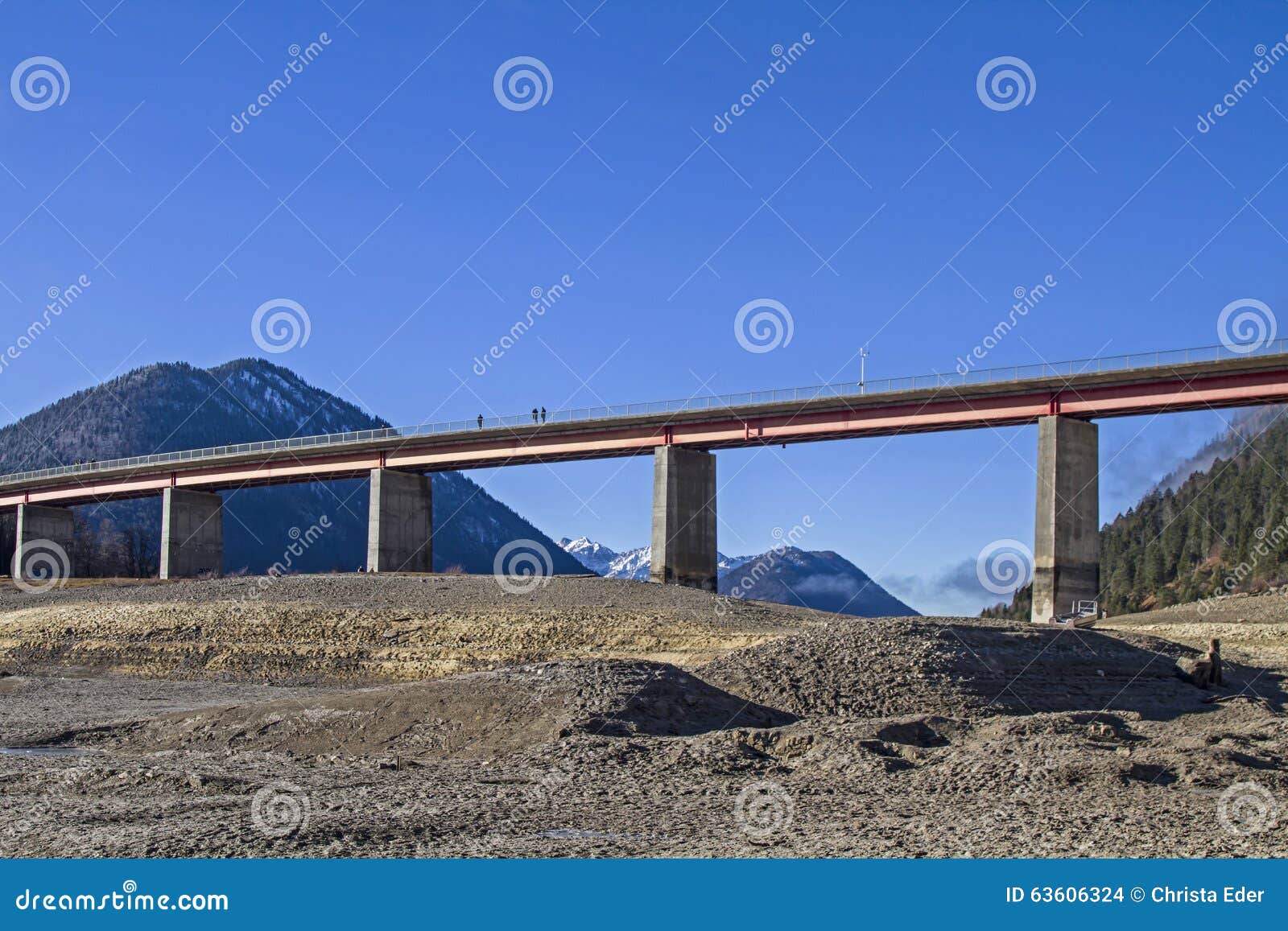 Sylvenstein bridge stock photo. Image of tapara, mountains - 63606324