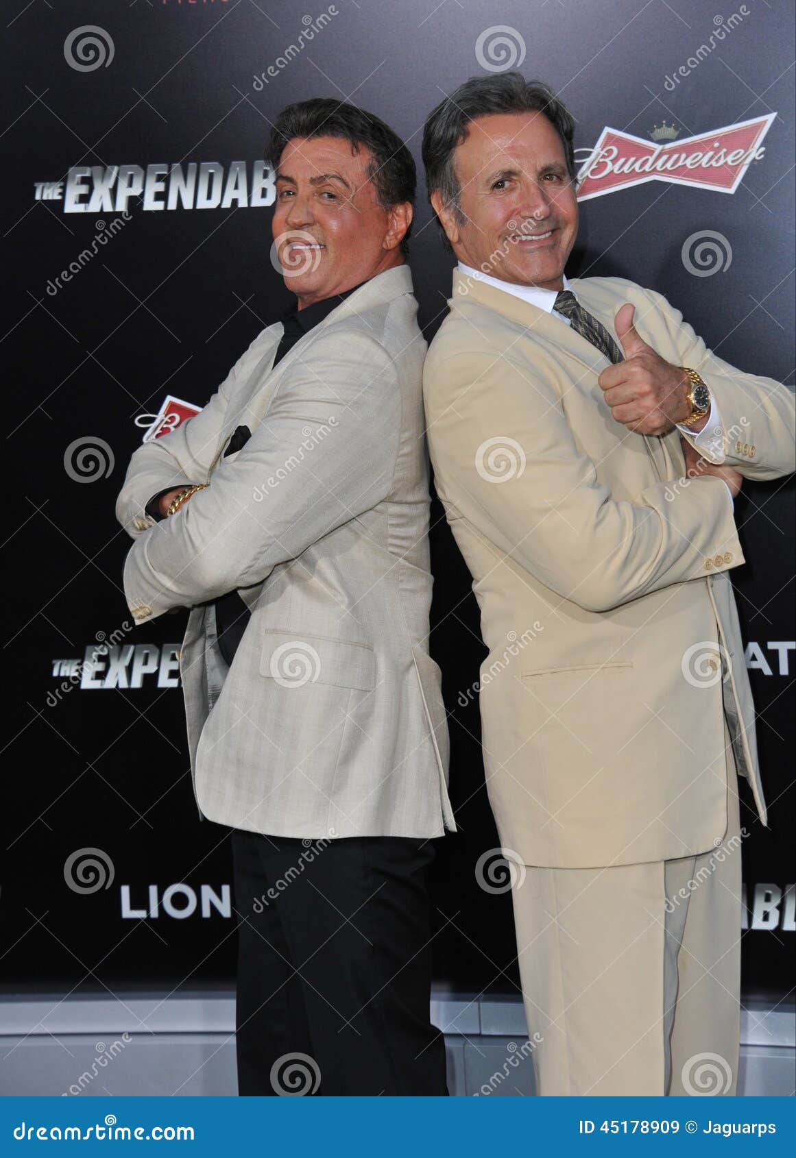 Sylvester Stallone & Frank Stallone Redactionele Stock Afbeelding ...