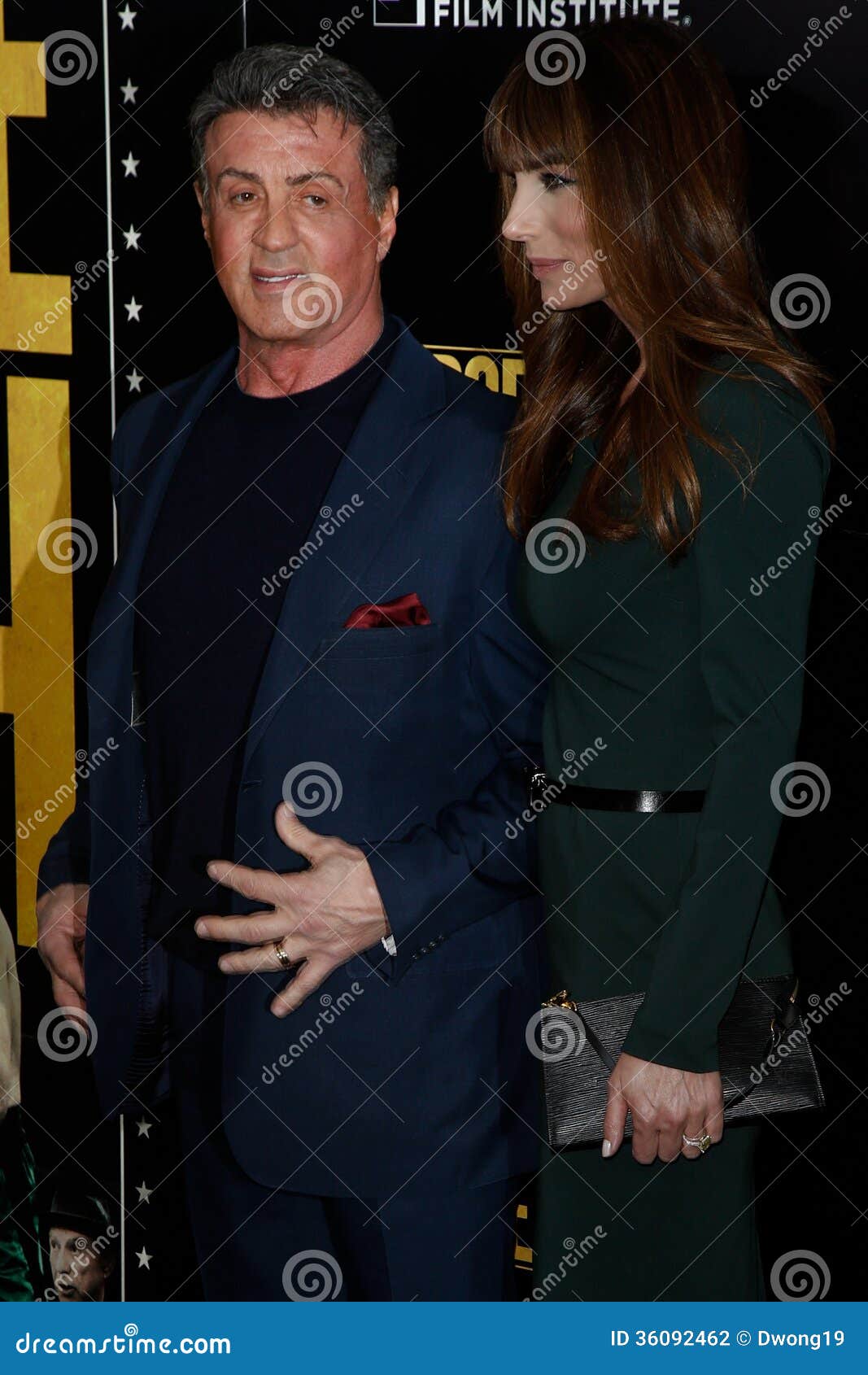 Sylvester Stallone, Jennifer Flavin Fotografia Editorial - Imagem de ...