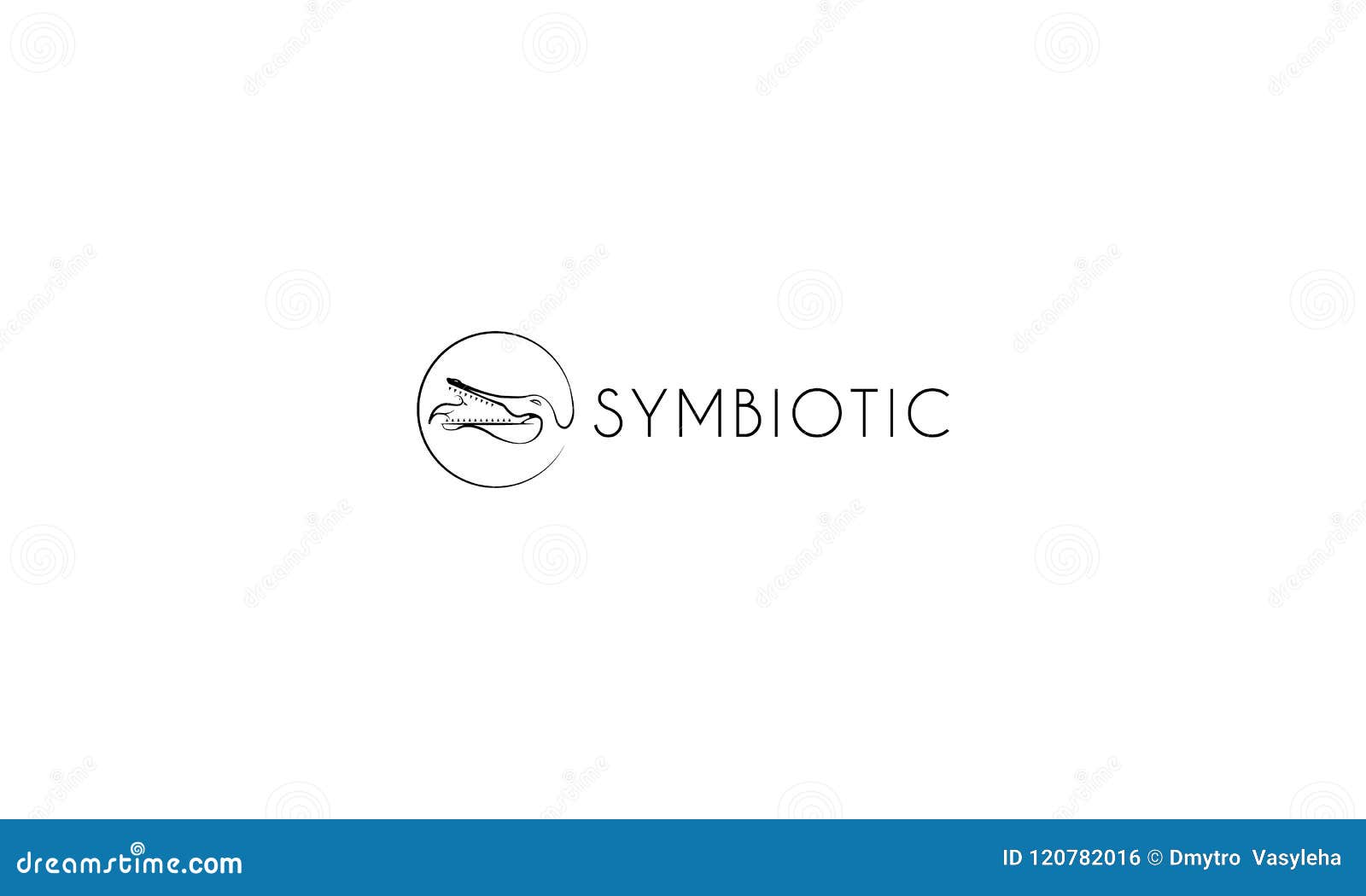 Symbiotic vector logo stock vector. Illustration of human - 120782016