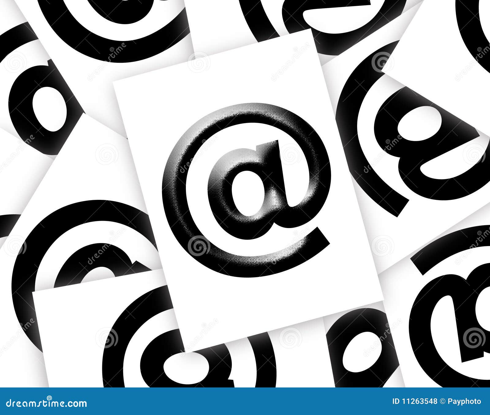 At, the at symbol stock illustration. Illustration of technology - 11263548