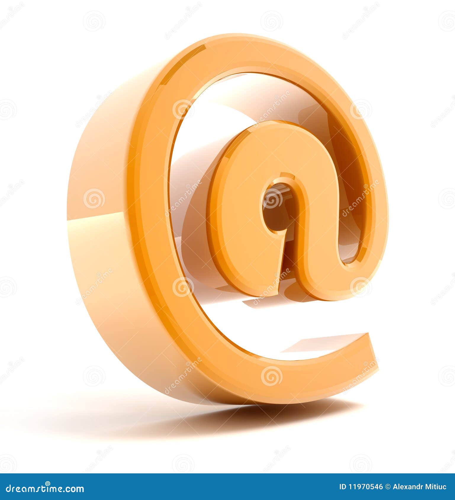 At Symbol stock illustration. Illustration of postcards - 11970546