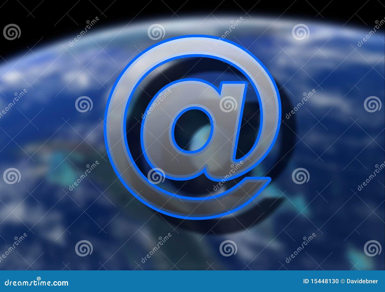 At symbol stock illustration. Illustration of sign, graphic - 15448130