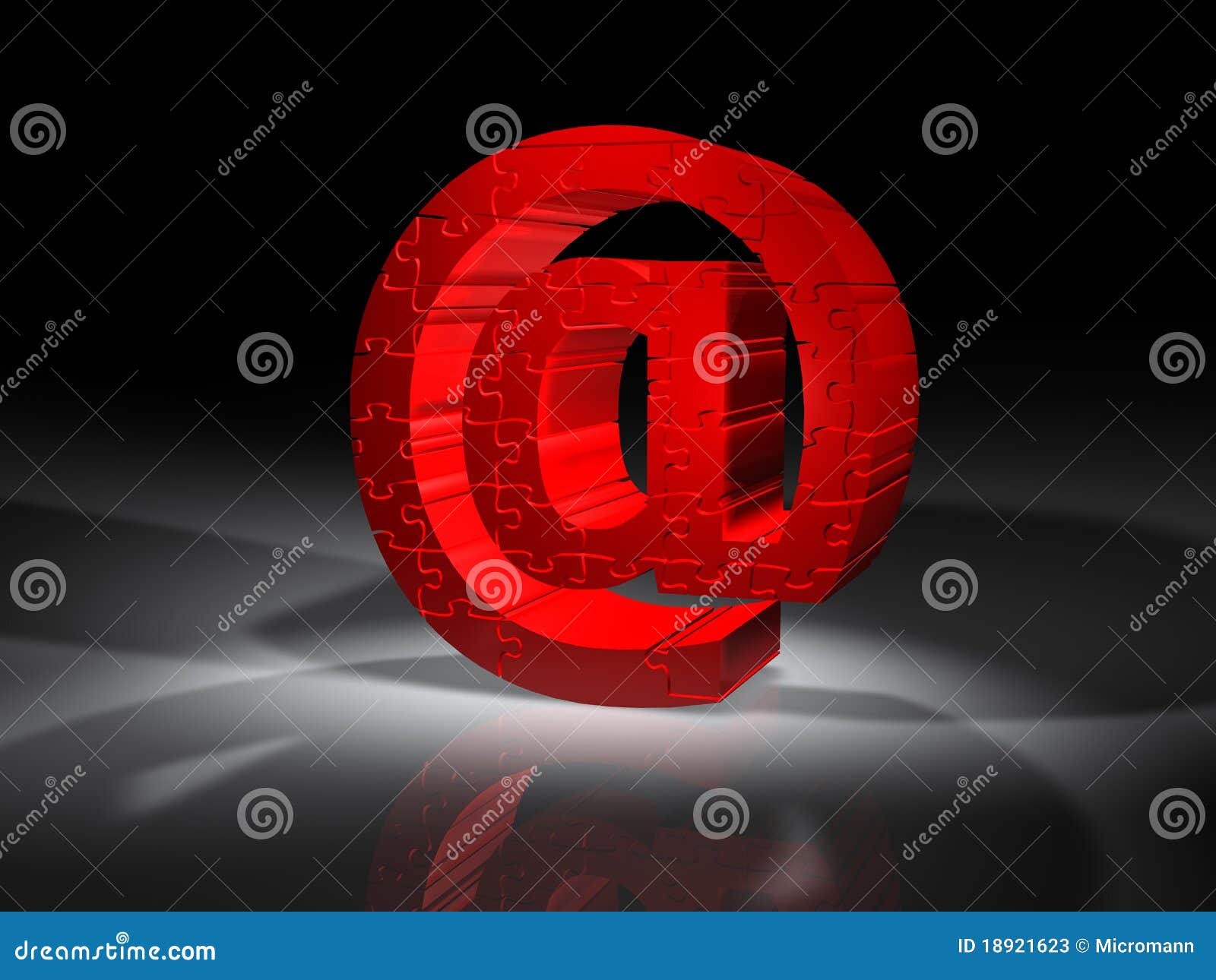 At-symbol stock illustration. Illustration of wide, post - 18921623