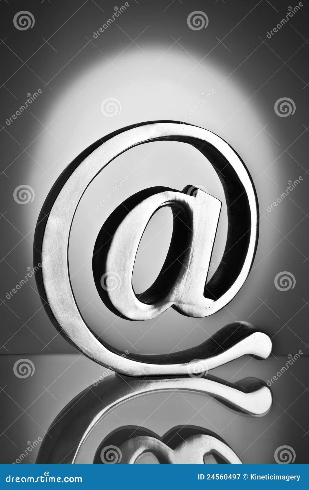 At symbol stock image. Image of business, symbol, email - 24560497