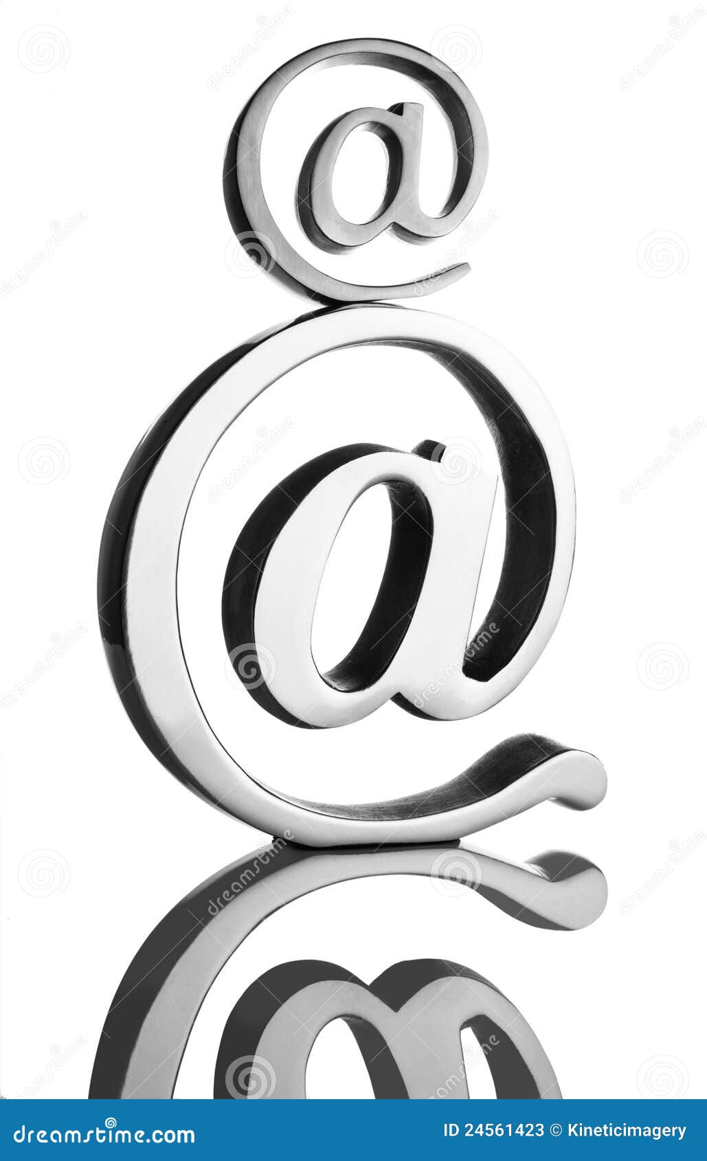 At symbol stock image. Image of email, communications - 24561423