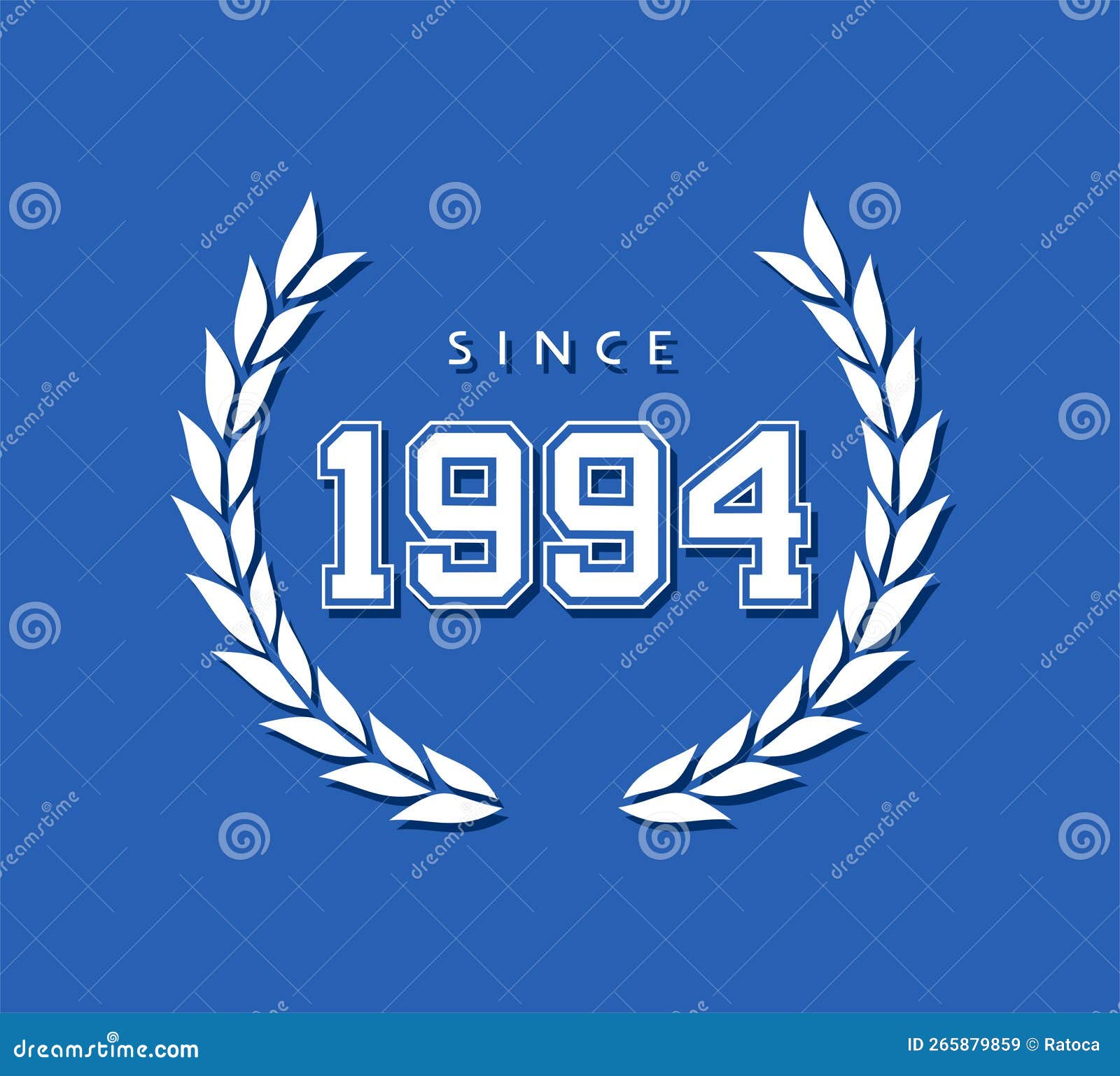 Since 1994 Symbol Cartoon Vector | CartoonDealer.com #265879859