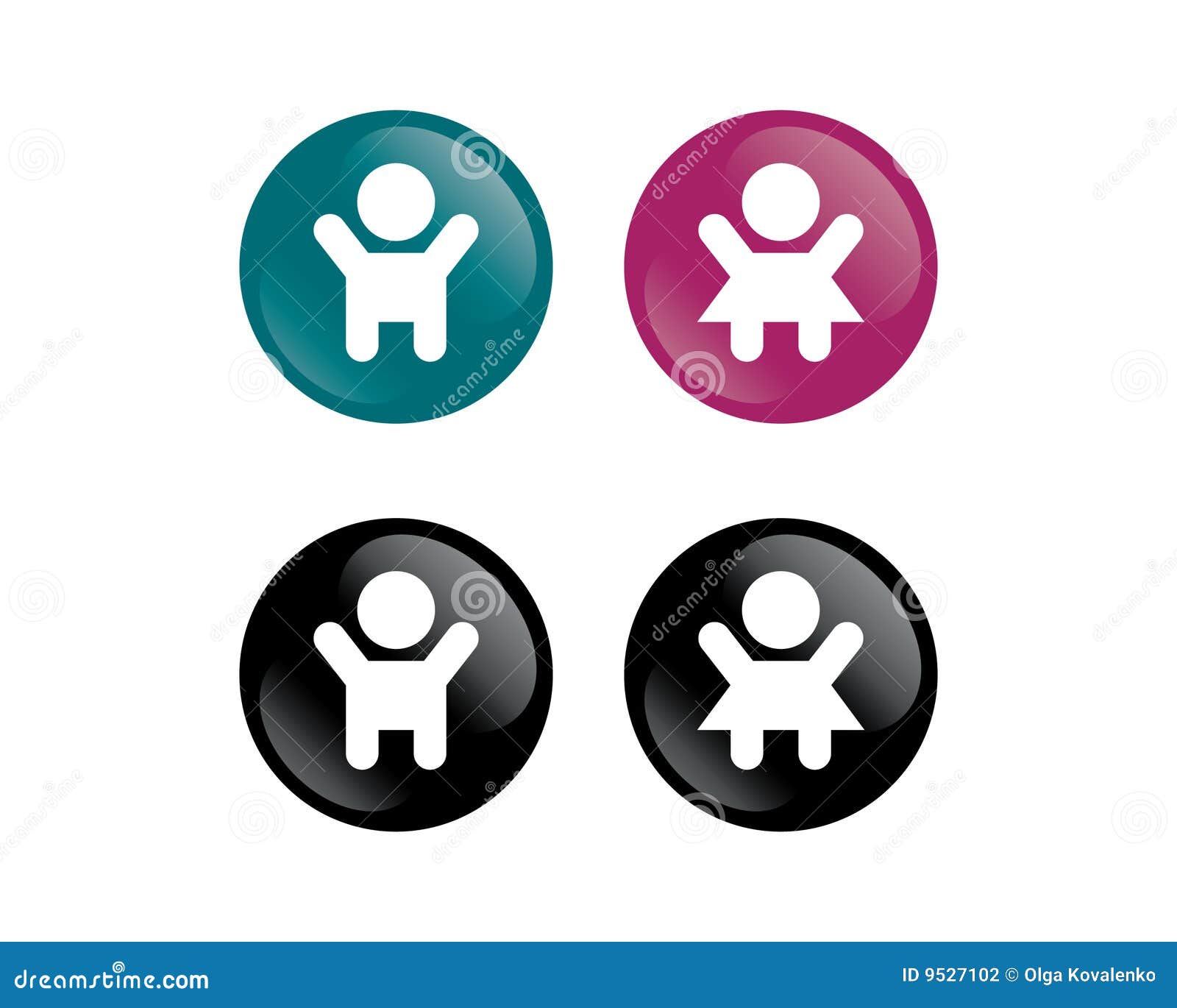 Symbol 3 stock vector. Illustration of design, girl, lady - 9527102