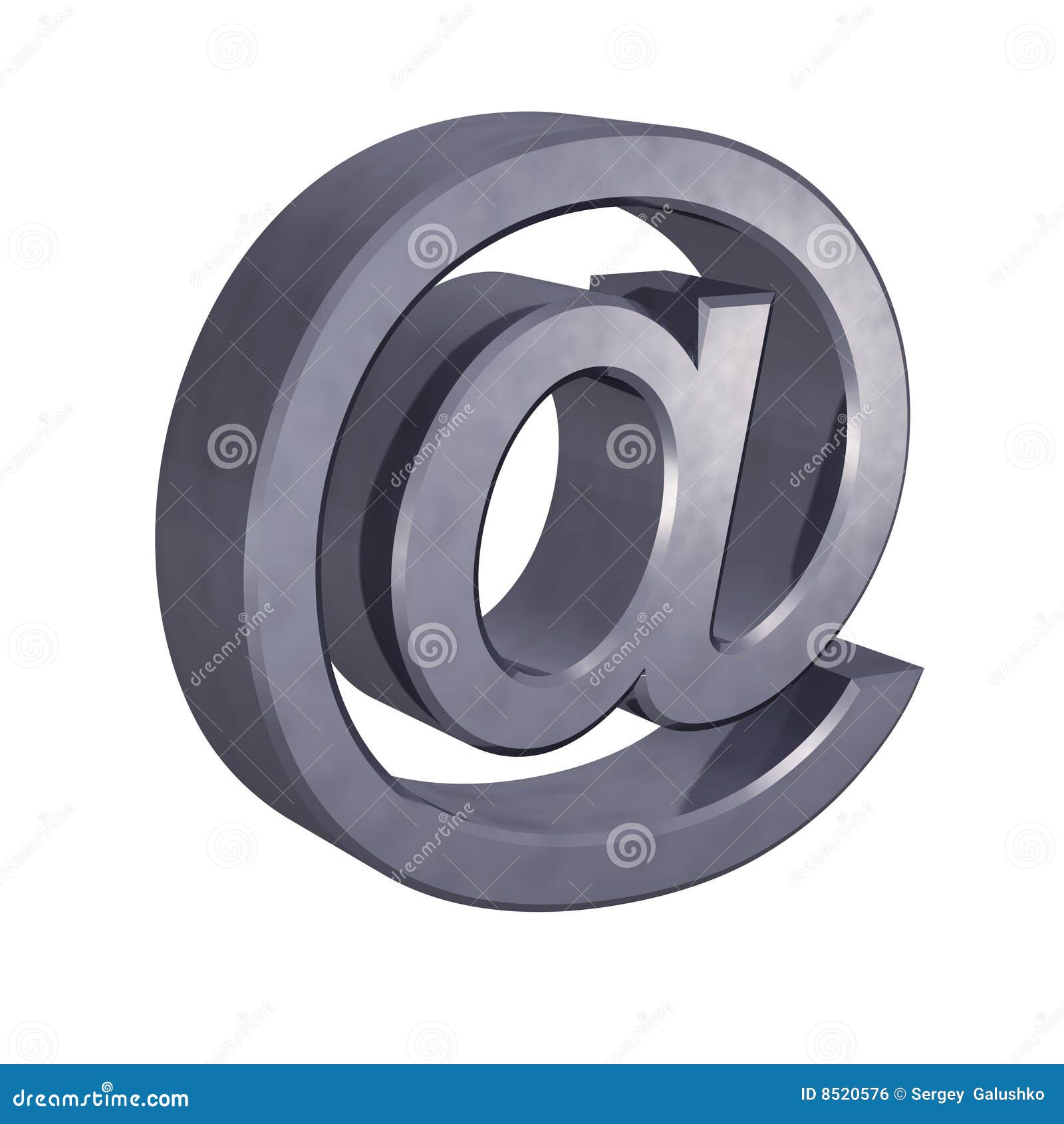 Symbol stock illustration. Illustration of email, isoalted - 8520576