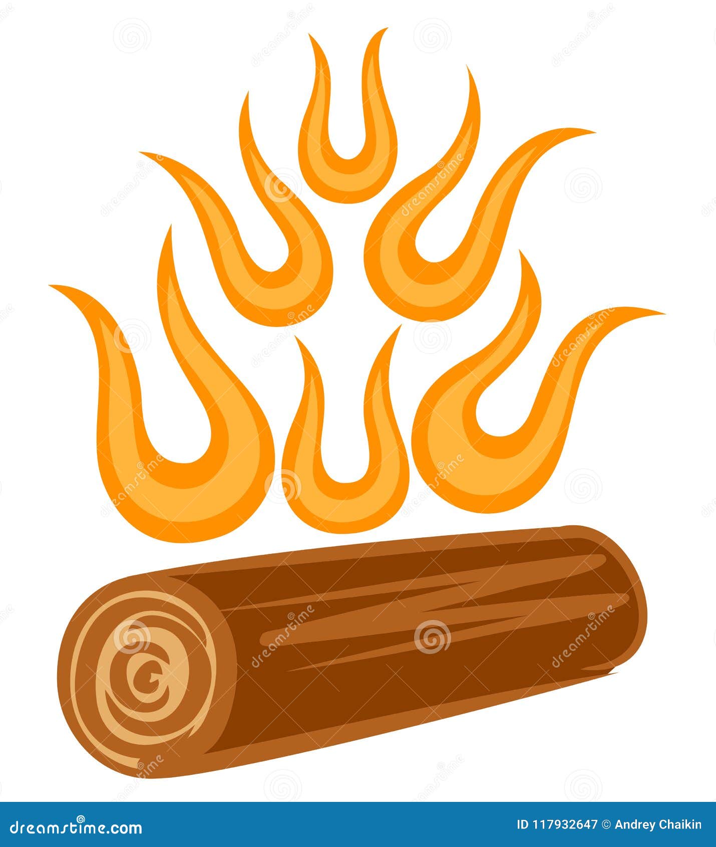 Symbol of abstract fire. stock vector. Illustration of firewood - 117932647