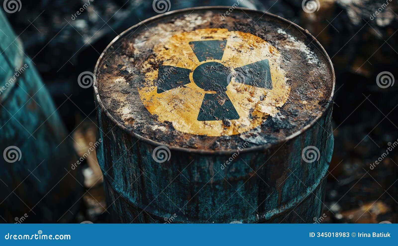 Symbol of Alert: Visual of Radiation Danger Sign, Capturing Essence of ...