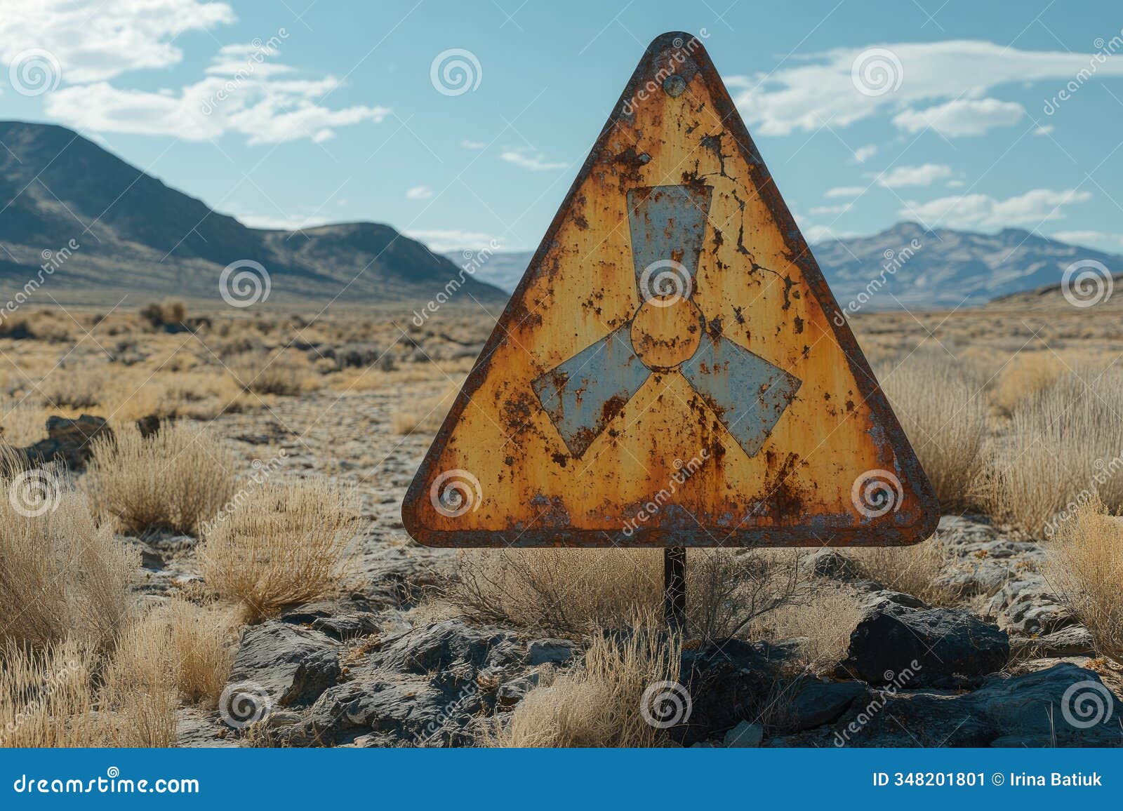 Symbol of Alert: Visual of Radiation Danger Sign, Capturing Essence of ...