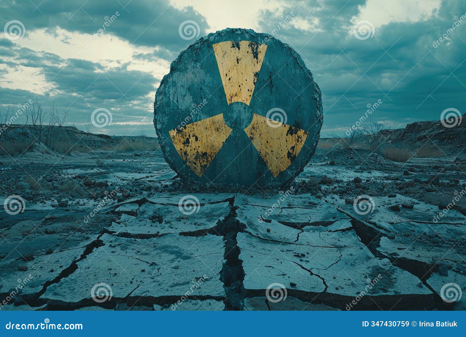 Symbol of Alert: Visual of Radiation Danger Sign, Capturing Essence of ...
