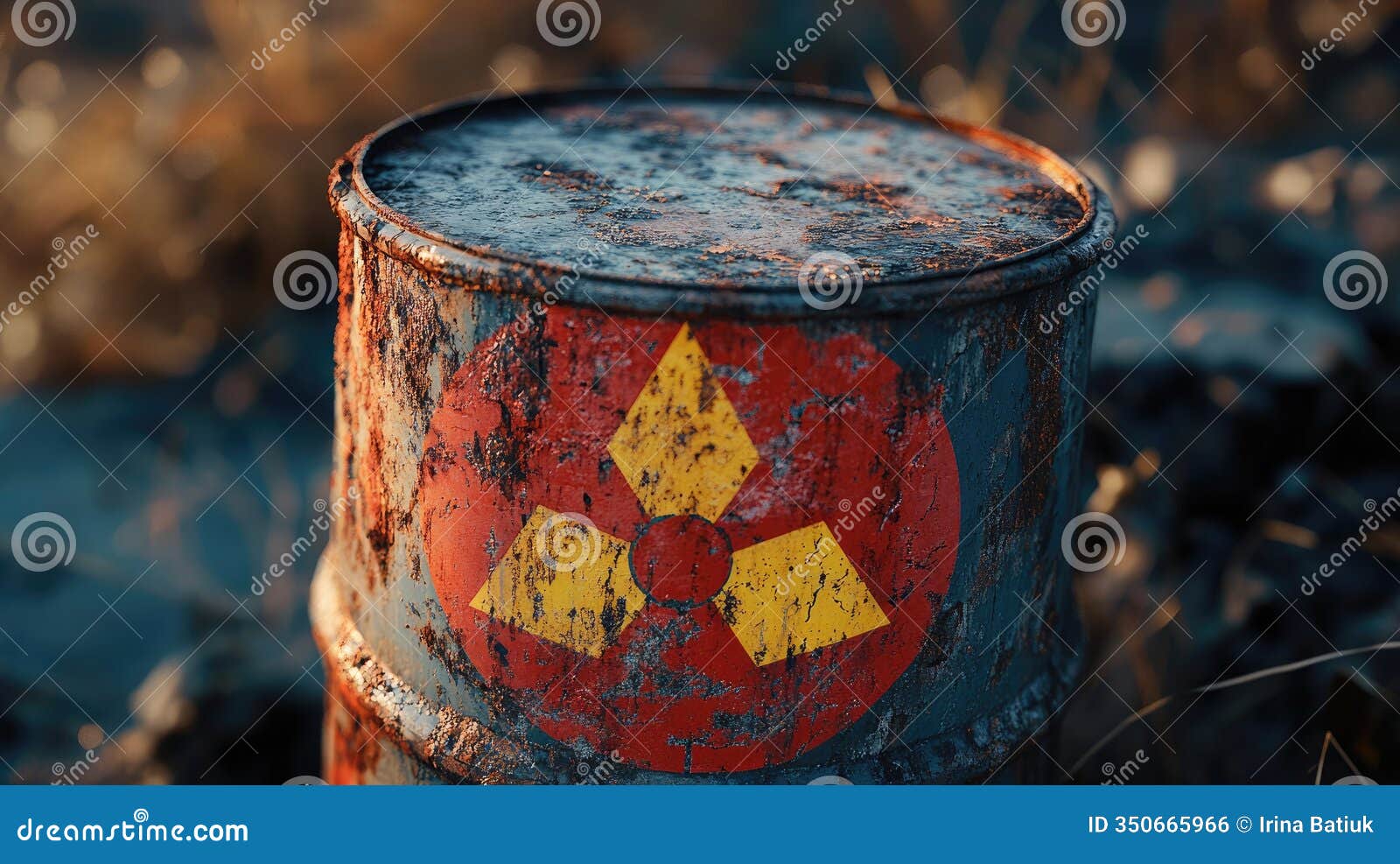 Symbol of Alert: Visual of Radiation Danger Sign, Capturing Essence of ...