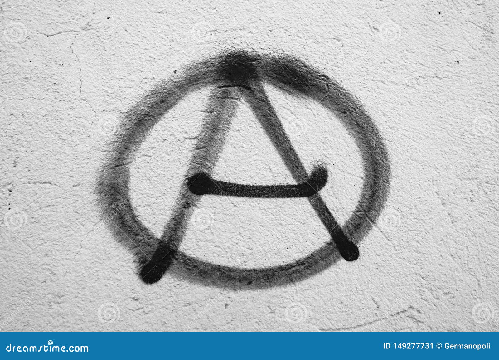 Symbol of anarchy stock image. Image of circle, political - 149277731