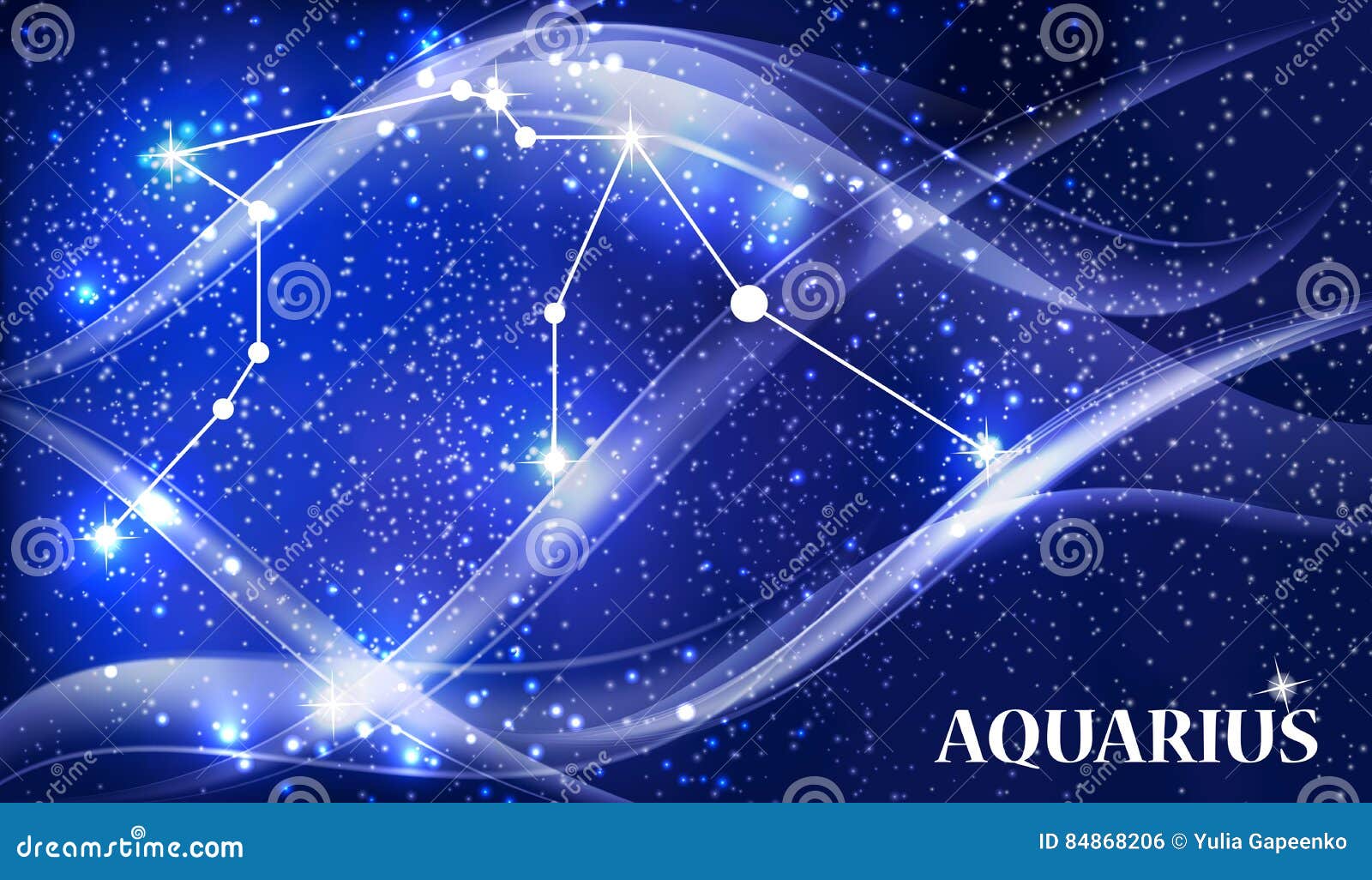 Symbol Aquarius Zodiac Sign. Vector Illustration. Stock Vector ...