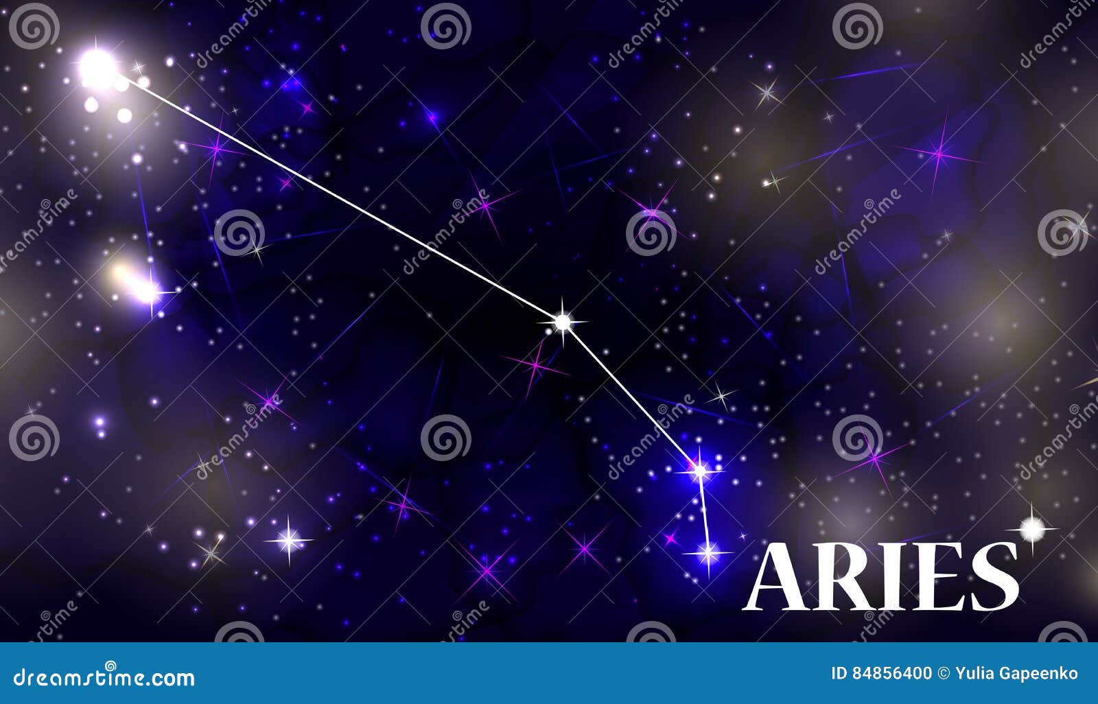 Symbol Aries Zodiac Sign. Vector Illustration. Stock Vector ...