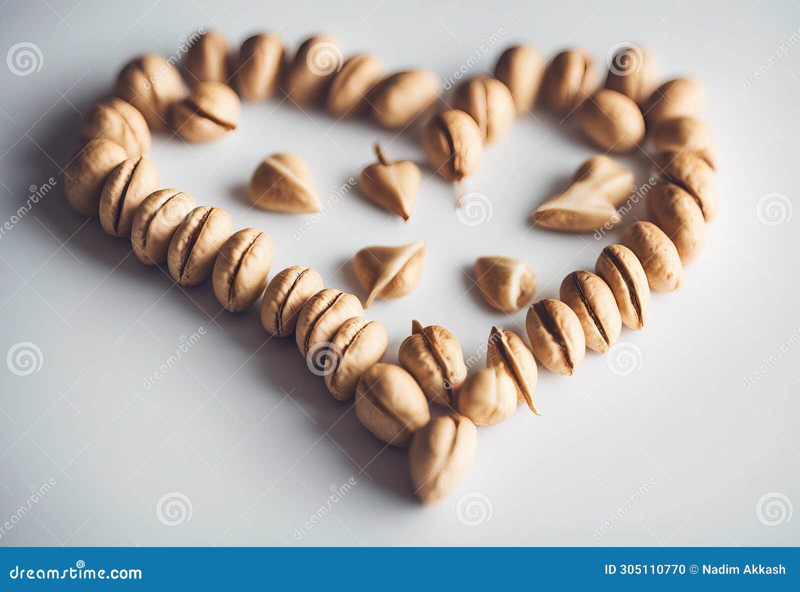 Symbol Arrow Heart White Lovers Background Peanut Stock Illustration ...