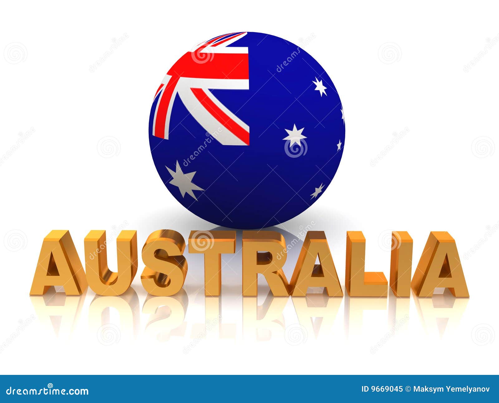 Symbol of Australia stock illustration. Illustration of isolated - 9669045