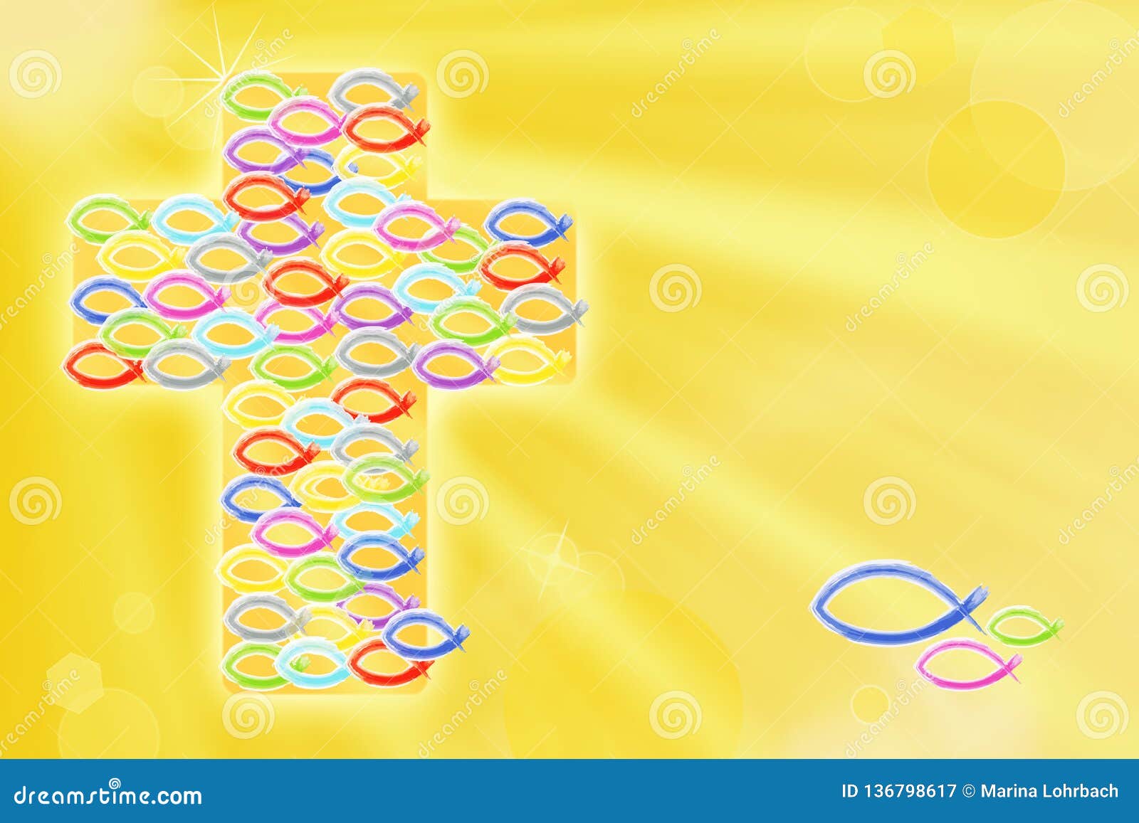 Symbol av kristendomen stock illustrationer. Illustration av hälsning ...