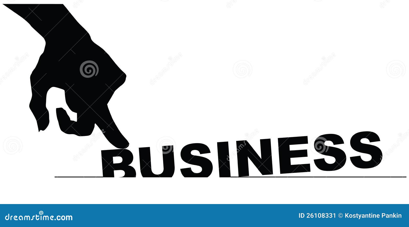 Symbol of bad business stock vector. Illustration of amiss - 26108331