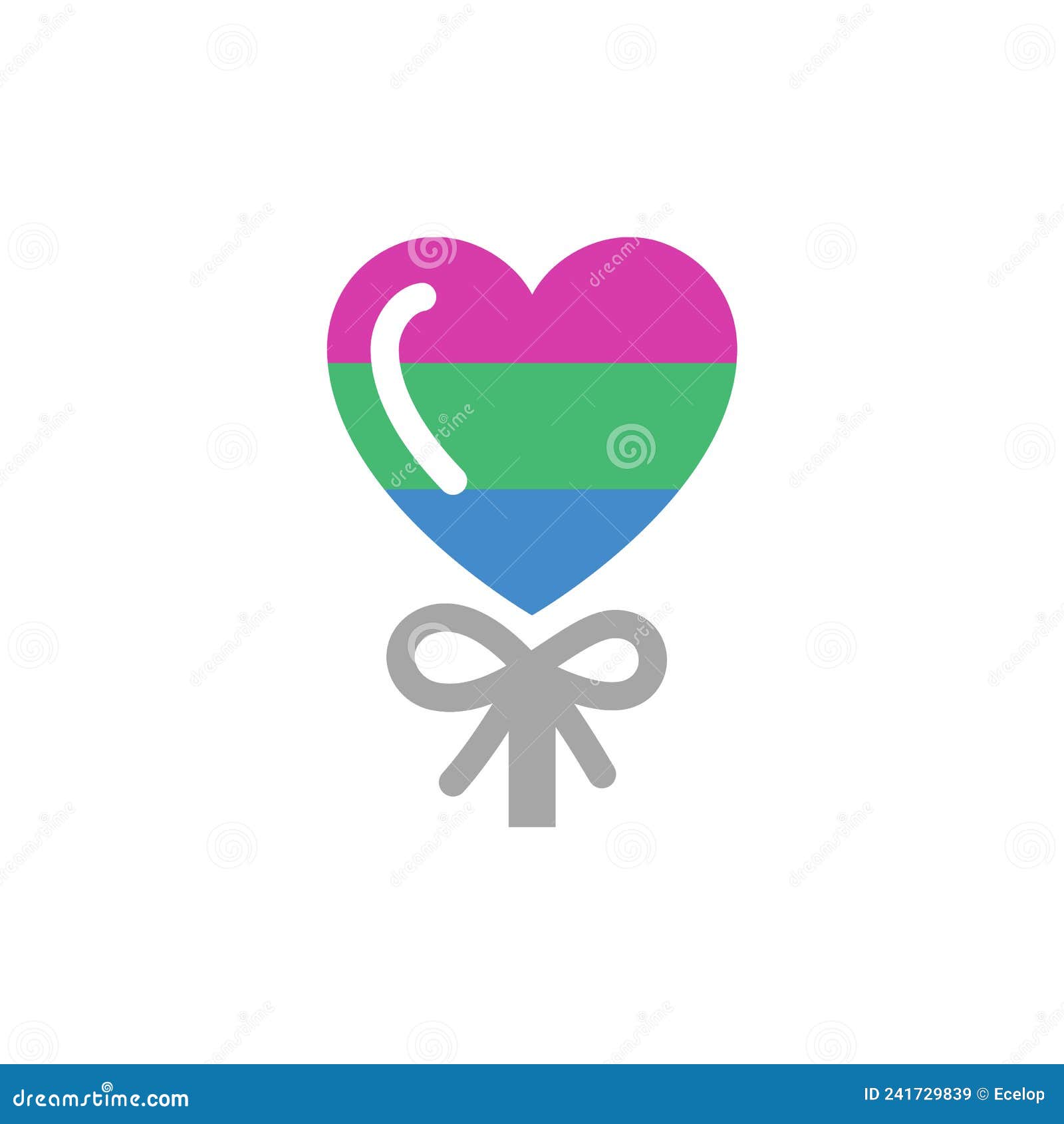 Polysexual Flag Colors, Illustration Image Royalty-Free Stock Photo ...
