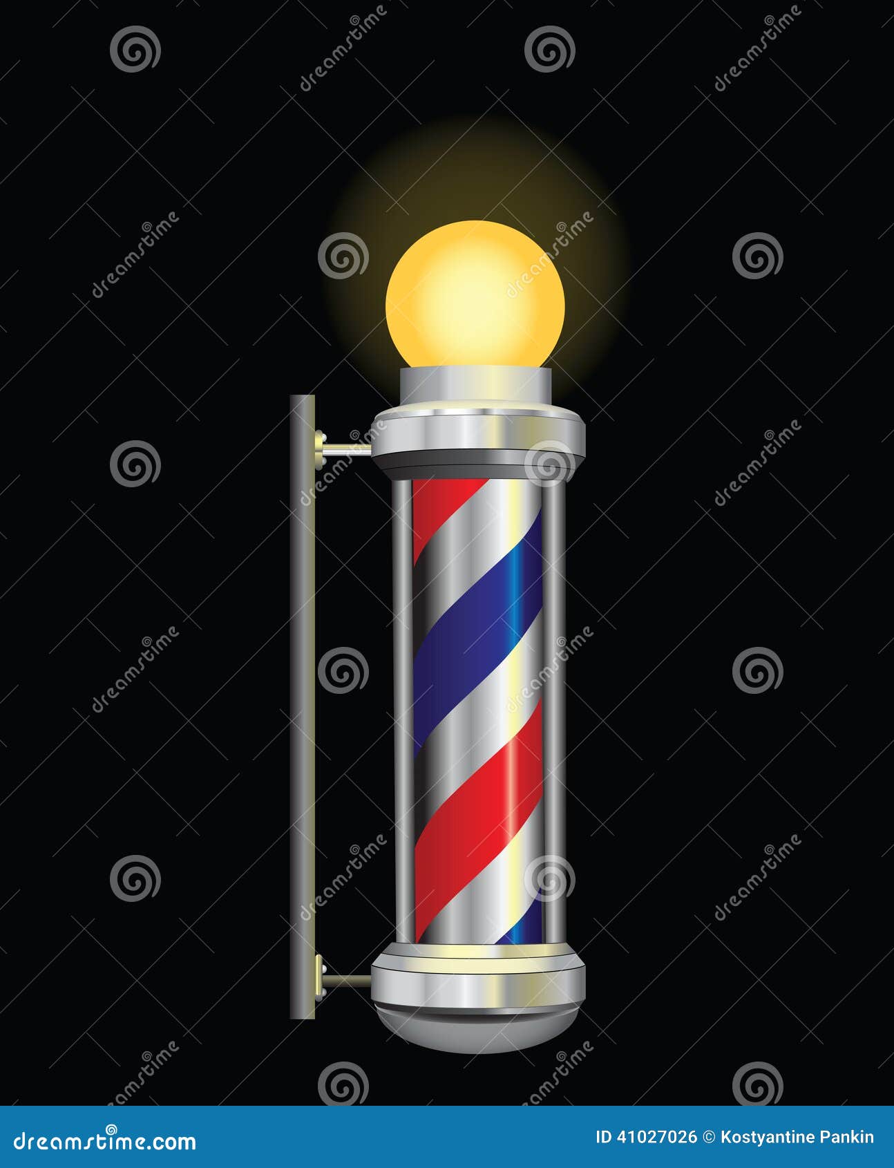 Symbol for a barber night stock vector. Illustration of classic - 41027026