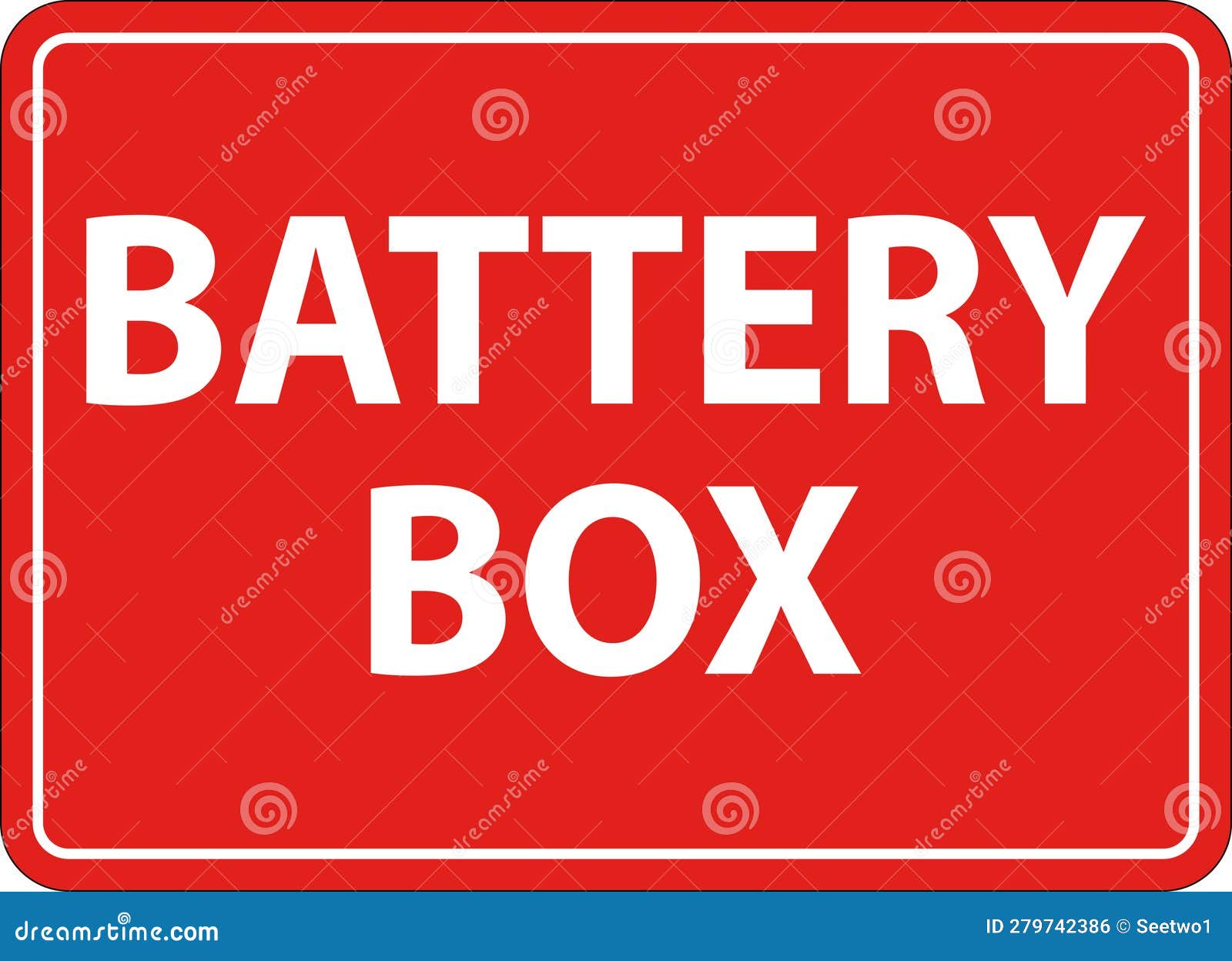 Symbol Battery Sign Battery Box on White Background Stock Vector ...