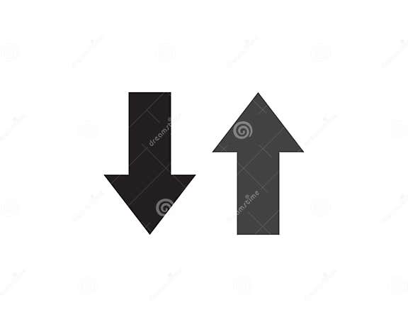 Symbol of Bidirectional Arrows Data Transfer Stock Vector ...