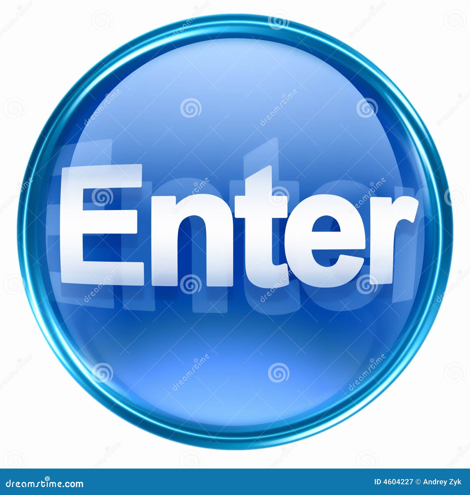 Symbol blau eingeben stock abbildung. Illustration von computer - 4604227