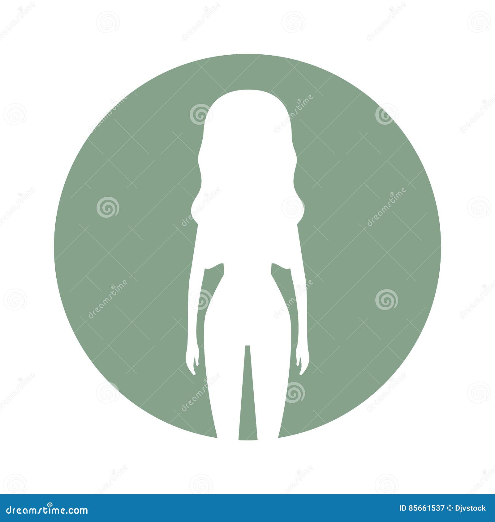 Symbol Body Woman Icon Image Stock Illustration - Illustration of ...
