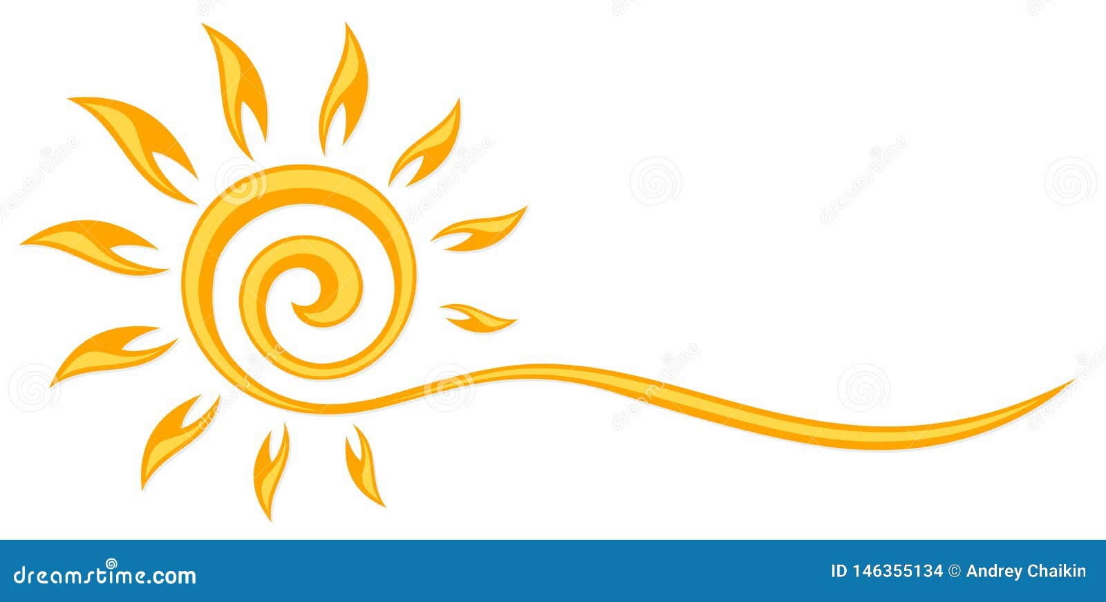 Symbol of bright sun. stock vector. Illustration of bright - 146355134