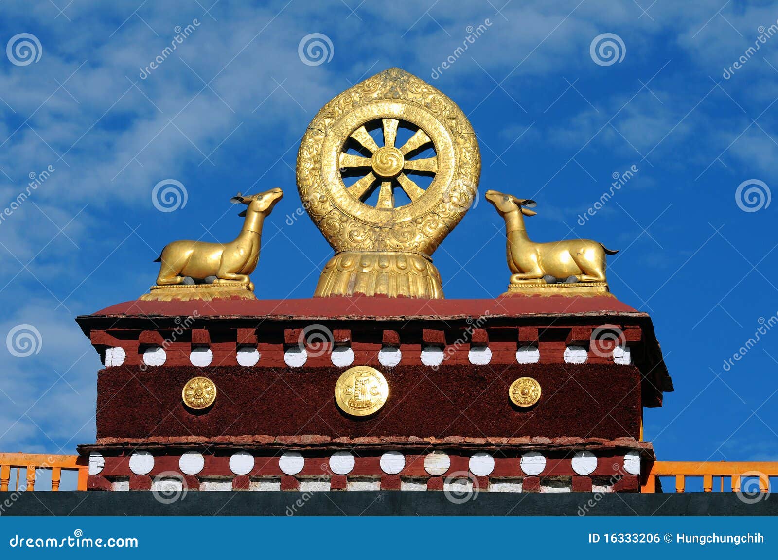 Symbol of buddhism stock photo. Image of buddha, hill - 16333206