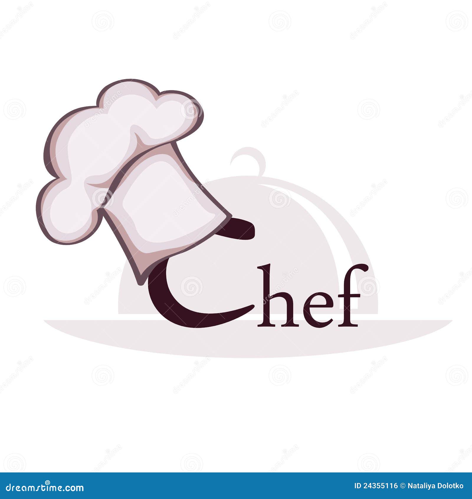 Symbol of chef stock vector. Illustration of graphic - 24355116