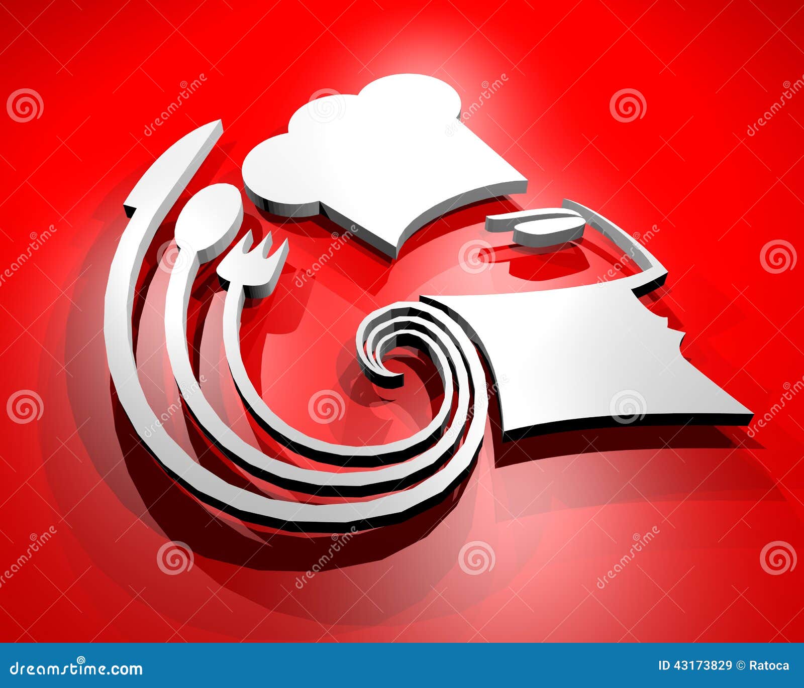 Symbol chef stock illustration. Illustration of chef - 43173829
