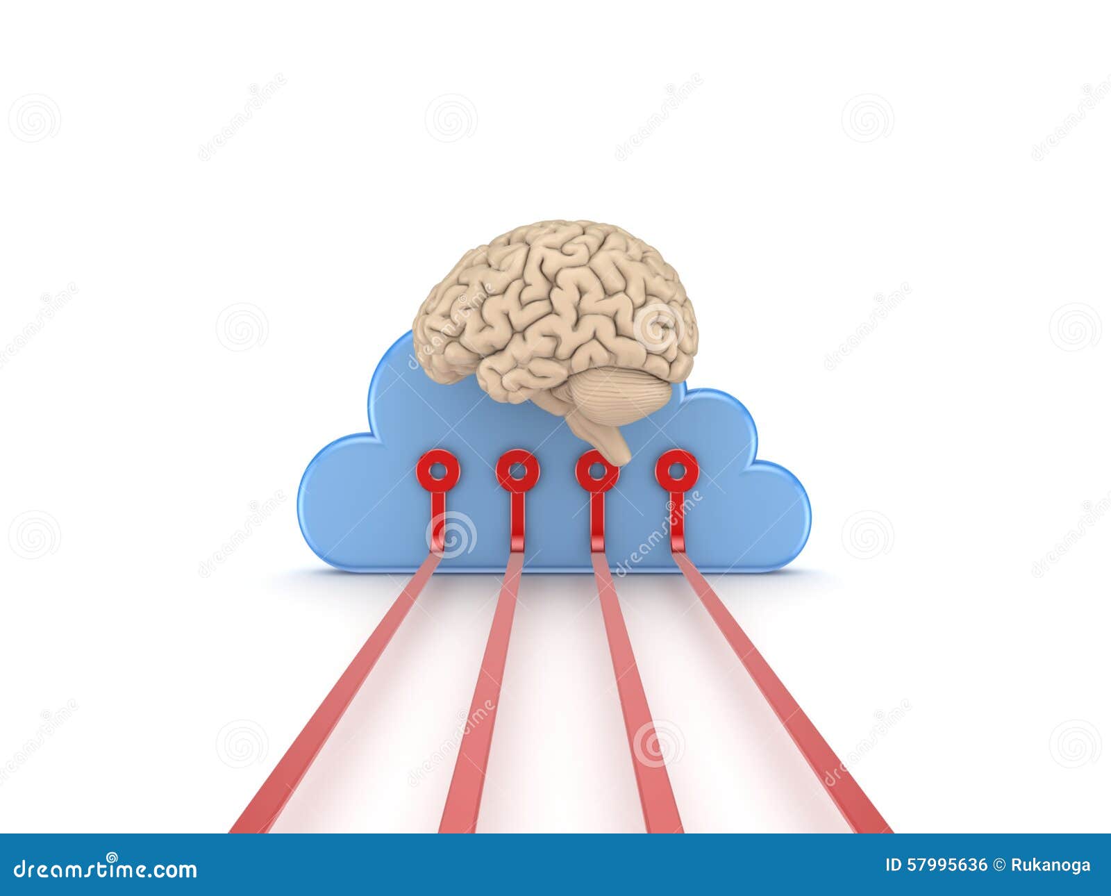 Symbol of cloud computing stock illustration. Illustration of biology ...