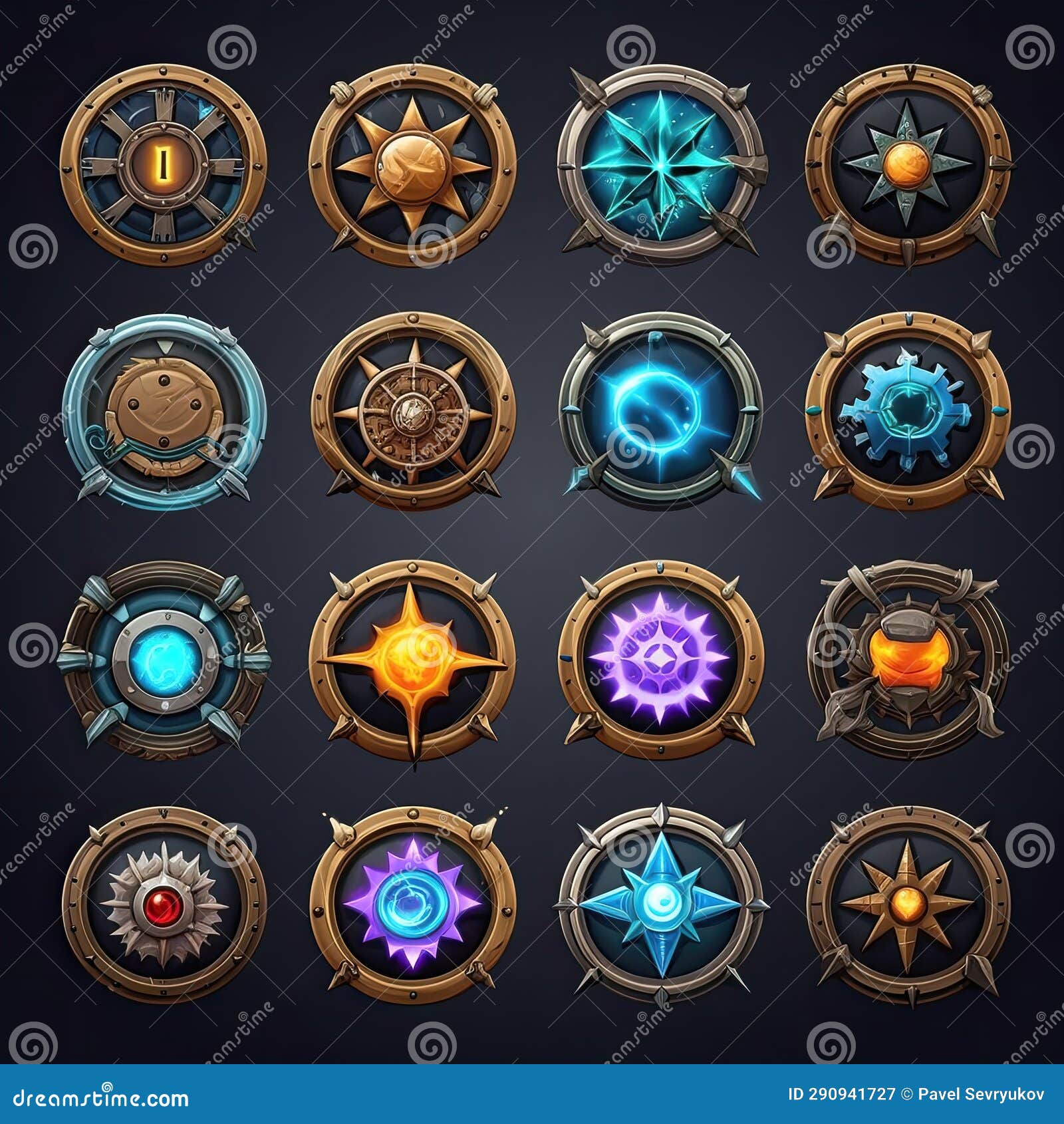 Symbol Compass Game Ai Generated Stock Image - Image of design, west ...