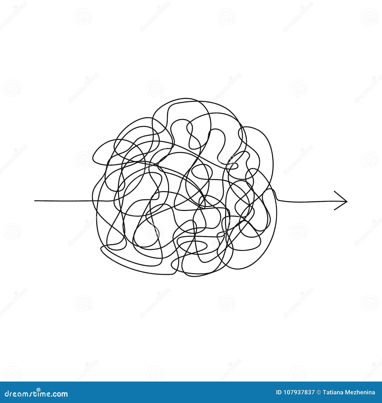 Symbol Of Complicated Way, Chaos, Pass Way Arrow Royalty-Free Stock ...