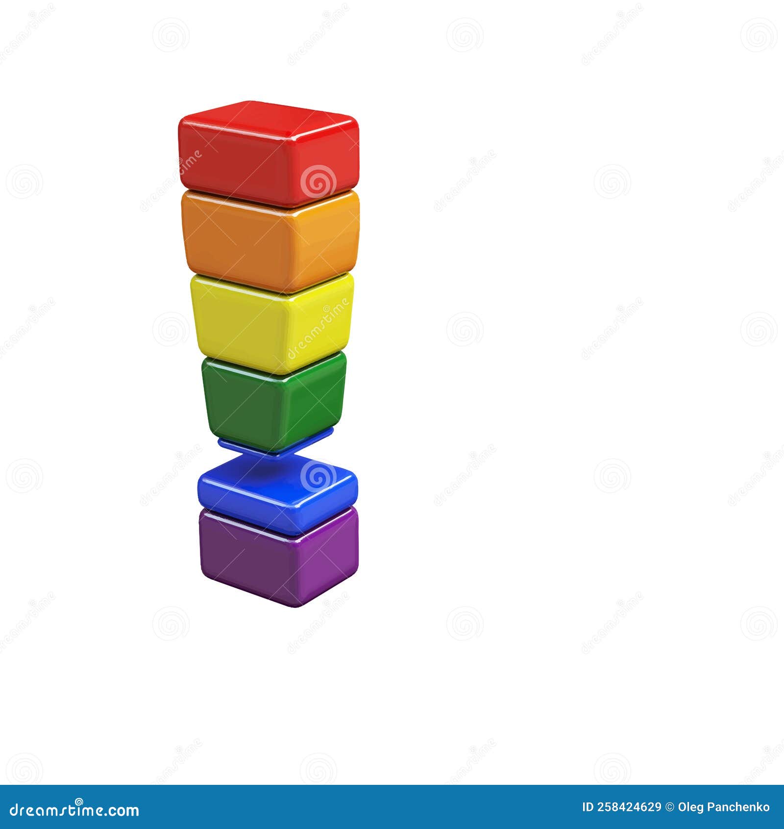 Symbol 3d Made of LGBT Flag Colors Stock Vector - Illustration of lgbt ...