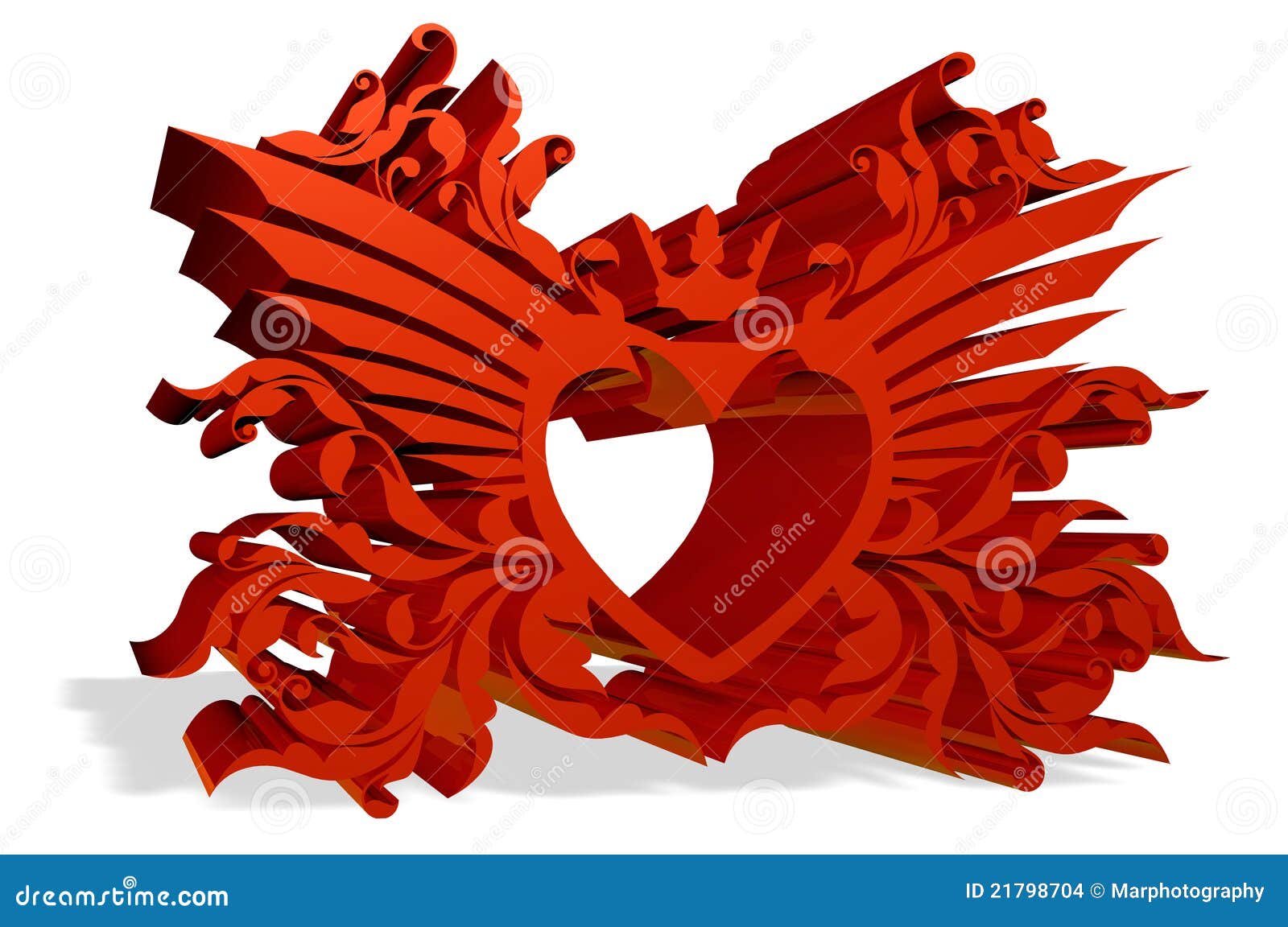 Symbol der Liebe stock abbildung. Illustration von form - 21798704