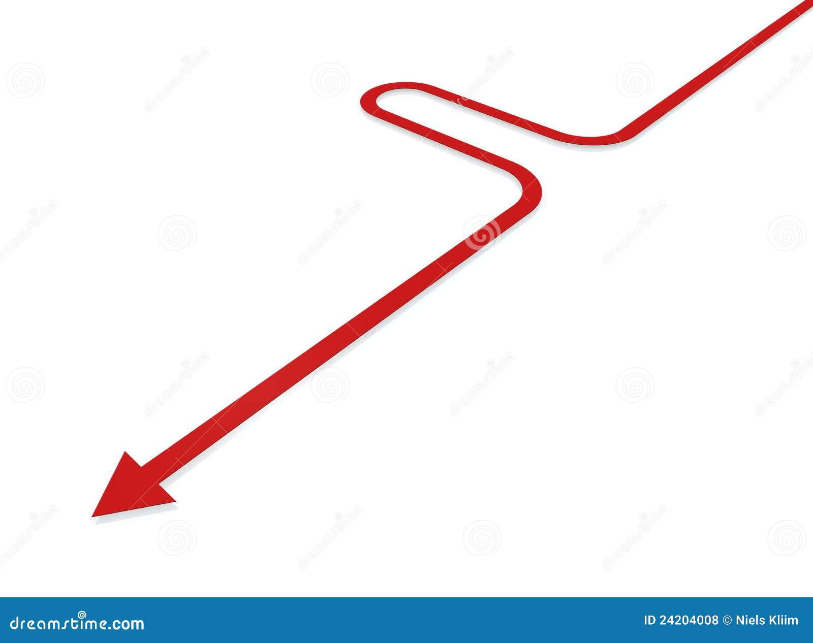 Symbol of a detour stock illustration. Illustration of direction - 24204008