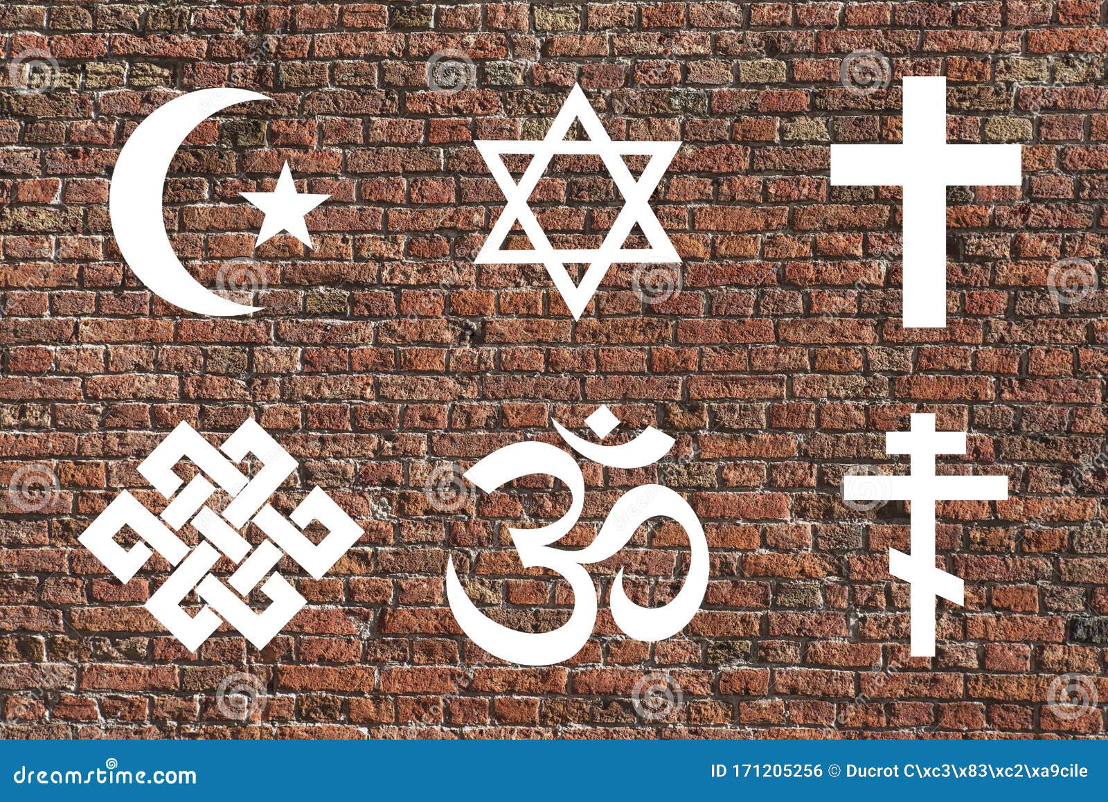 Symbol of Different Religions Stock Photo - Image of symbol, buddhism ...