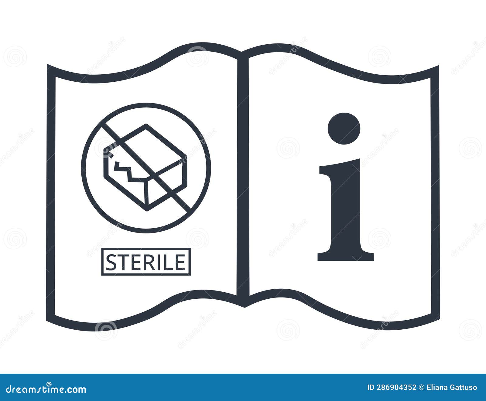 Symbol for Do Not Use Damaged Packaging Stock Vector - Illustration of ...